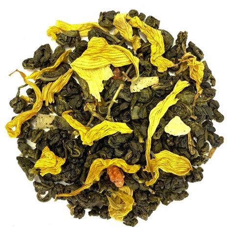 Чай зелений розсипний з добавками Ананас з вершками 50 г 11627 від