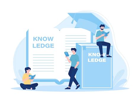 Premium Vector Glossary Trending Concept Flat Illustration