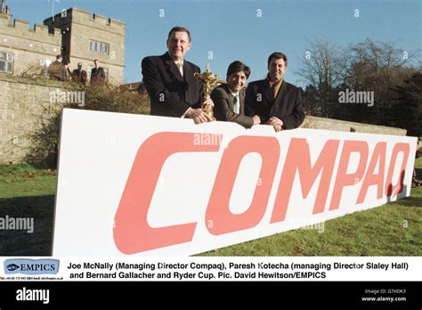 Kotecha Rmanaging Director Slaley Hall Bernard Gallacher With Ryder Cup