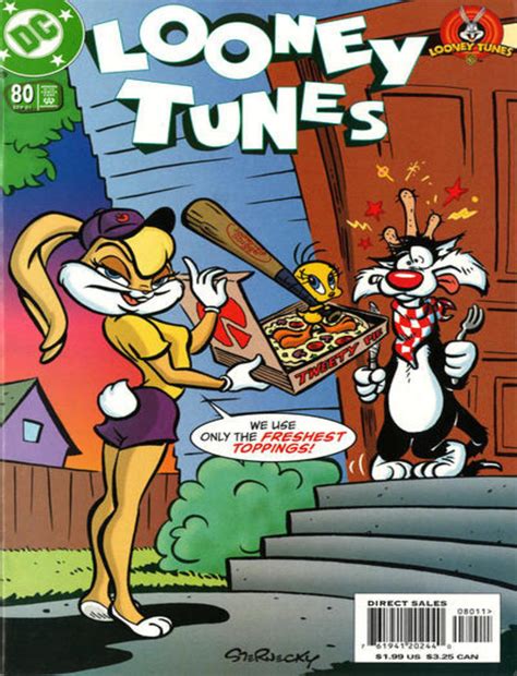 Lola Bunny On Cover Of Dc Comic Looney Tunes 80 By Playfurcinema On