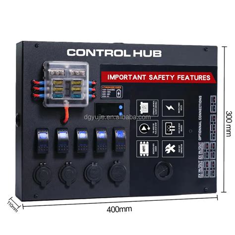 12v Control Box Efficient Power Distribution For 4wd