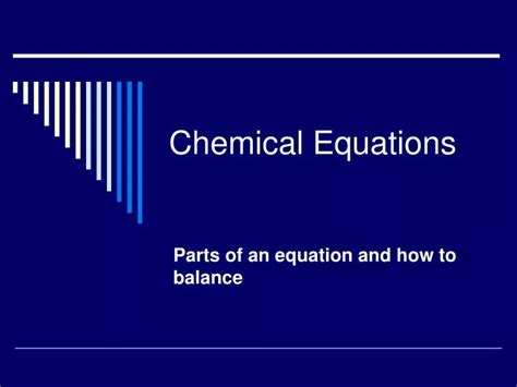 PPT Chemical Equations PowerPoint Presentation Free Download ID