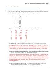 Econ Tutorial Solutions Docx Econ Introductory Microeconomics Tutorial P