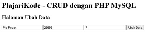 Membuat Crud Dengan Php Mysqli