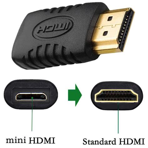 4k Hdmi轉換頭迷你hdmi轉hdmi轉接頭mini Hdmi母轉hdmi公轉換頭 蝦皮購物