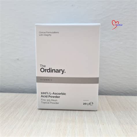The Ordinary 100 L Ascorbic Acid Powder 20g Lazada