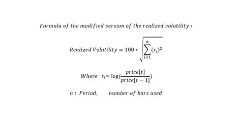 Realized Volatility Indicator Free Download Trading Indicator For