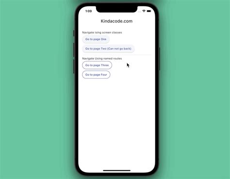 Using Getx Get For Navigation And Routing In Flutter Kindacode