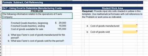 Solved Formula Subtract Cell Referencing E47 Using