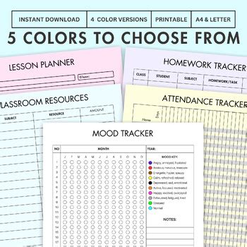 Classroom Safety Checklist Teaching Planner Printable Classroom Form