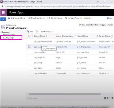 Optimizing Data With Entity Field Mapping In Power Apps