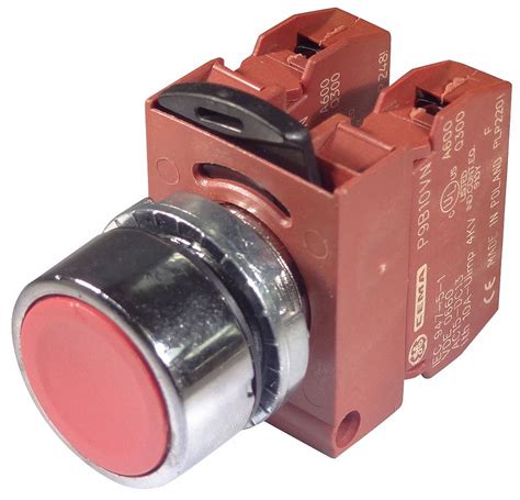 ABB Non Illuminated Push Button 22 Mm Size Momentary Push Red 1NO 1NC 3 3R 3S 4 4X 12 1 13