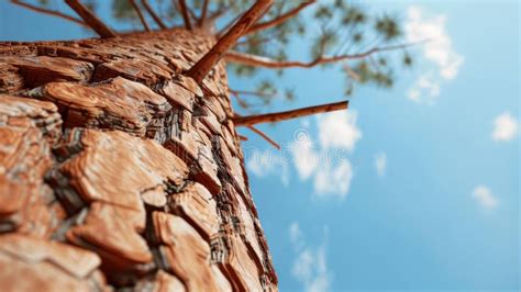 Lifesize Giant Sequoia Replica Created Using Cuttingedge Technology Stock Illustration