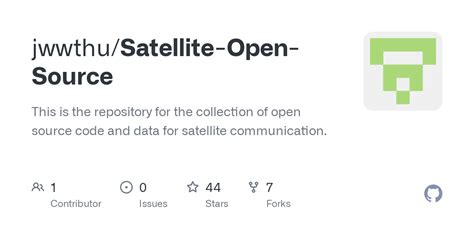 Github Jwwthu Satellite Open Source This Is The Repository For The