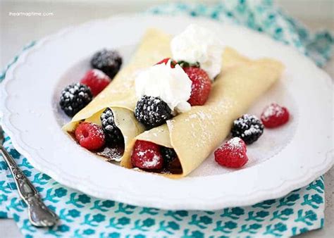 The Perfect Crepe Recipe Made In A Blender I Heart Naptime