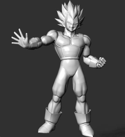 Vegeta Ssj Dragon Ball 3d Model 3d Printable Cgtrader