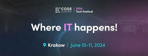 Klaudia Dudek On Linkedin Codeeurope Krakow It