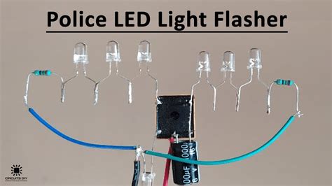 How To Make A Flashing Led Light Circuit Wiring Diagram