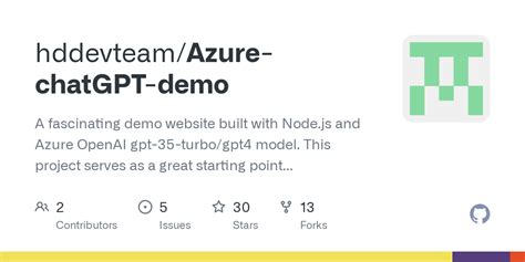 Github Hddevteamazure Chatgpt Demo A Fascinating Demo Website Built