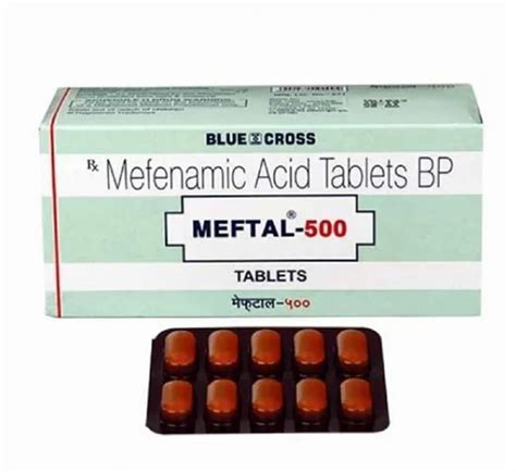 Mefenamic Acid Tablets 500mg At ₹ 20 Box Mefenamic Acid Tablets In Navi Mumbai Id 2855807530388