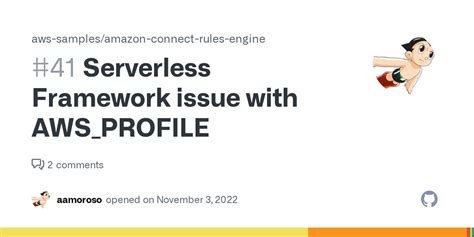 Serverless Framework Issue With Awsprofile · Issue 41 · Aws Samples