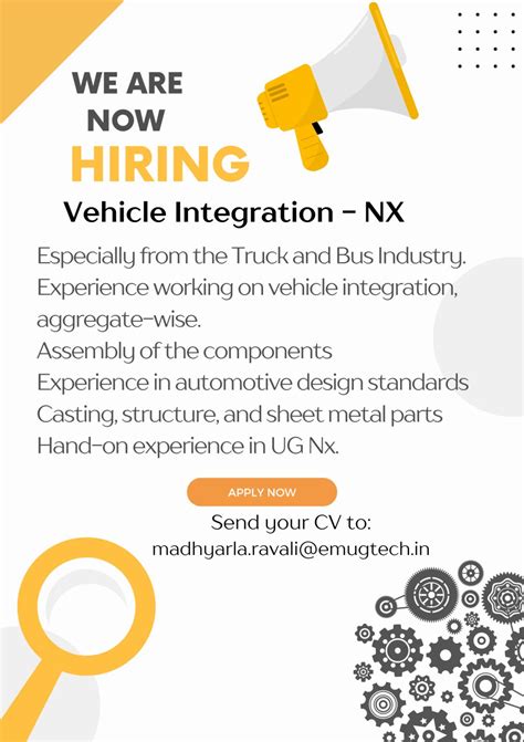 Madhyarla Ravali On Linkedin Hi All We Are Hiring For Vehicle Integration Nx Interested