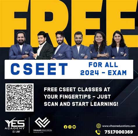 FREE CSEET Classes For All 2024 EXAM Vihaan Educations