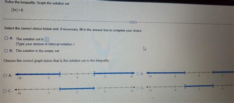 Solved Solve The Inequality Graph The Solution Set X Chegg
