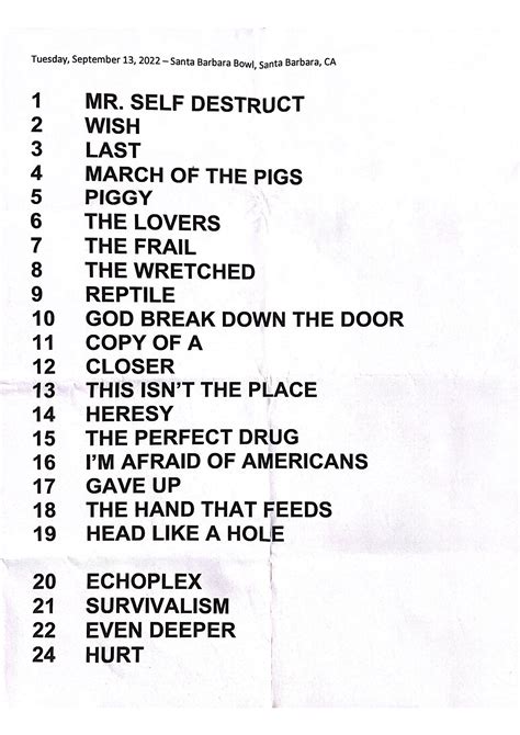 Nine Inch Nails Live