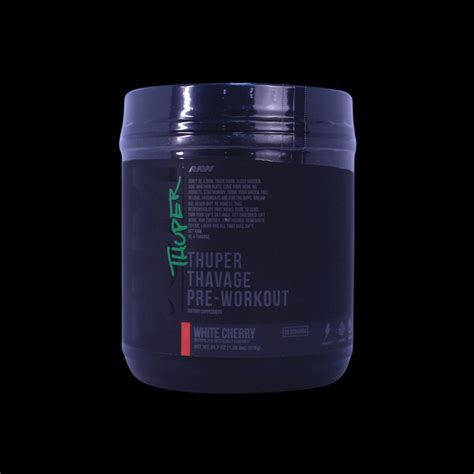 Pre Entreno Raw Nutrition Cbum Thuper Thavage Pwo 20 Servicios Tsg Supplements
