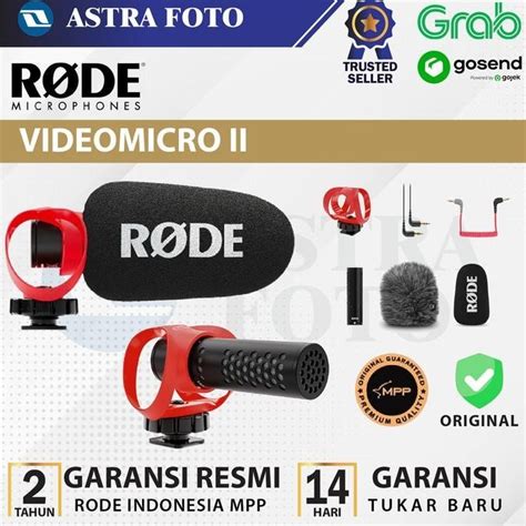 Jual Mic Rode Videomicro Rode Video Micro Microphone Shopee Indonesia