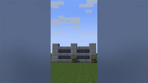 Minecraft Wall Blueprints Layer By Layer 11 Youtube