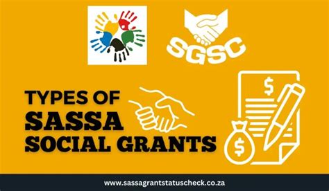 Types Of Sassa Social Grants In South Africa 2025