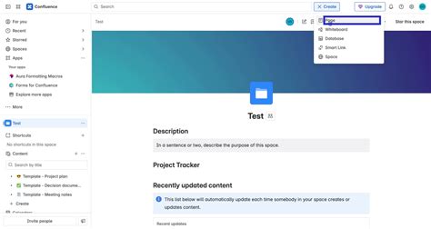 How To Create A Confluence Page Confluence Tutorials