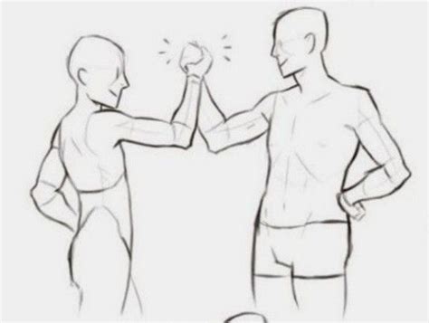 Arm Wrestle Grip Drawing Reference In 2025 Drawing Reference Anime Poses Reference Drawing