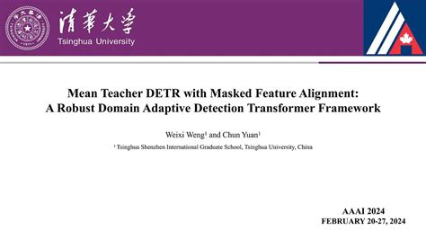 Underline Mean Teacher Detr With Masked Feature Alignment A Robust Domain Adaptive Detection