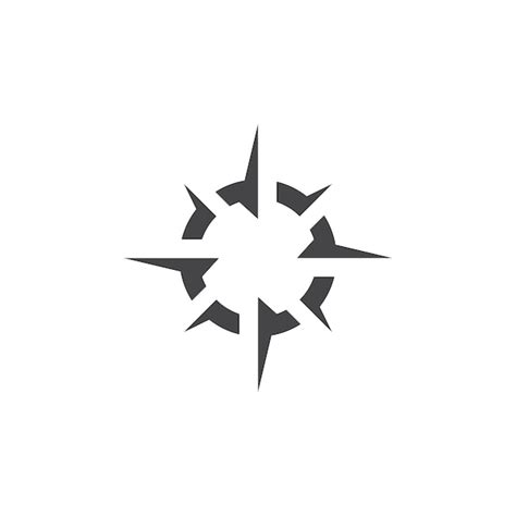 Kompass Logo Vorlage Vektor Symbol Illustration Premium Vektor