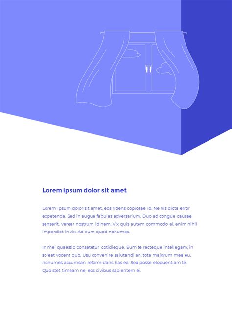 스테이 홈 플랫 일러스트레이션 디자인 팩 프레젠테이션 템플릿 디자인