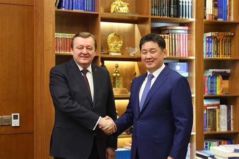 Монгол Улсын Ерөнхийлөгчид Бүгд Найрамдах Беларусь Улсын Гадаад хэргийн сайд бараалхав