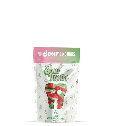 Sour Tooth Watermelon Slices Sour Candy Belts Bites And Rings Fresh