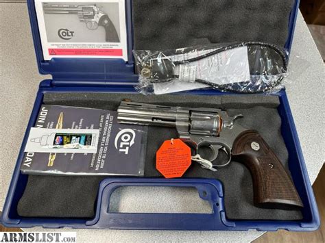 ARMSLIST For Sale BLEM COLT PYTHON 357 4 25 SS NIB 6RD