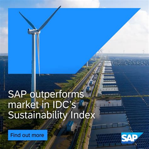 Sap On Linkedin Idc Sustainability Index Report