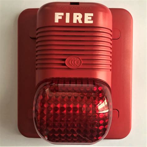 System Sensor Fire Alarm P900 Rlz 24 Wire Horn Strobe Sensor Red