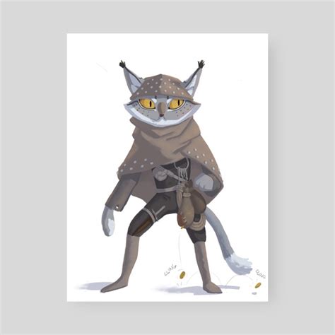 Cat Thief An Art Print By Simon De Meulenaer Inprnt