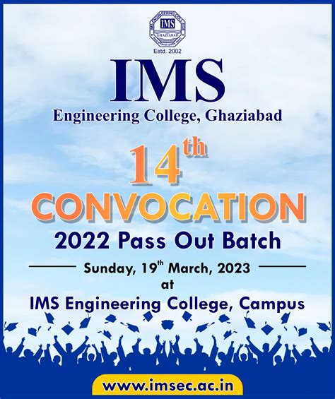 14th Convocation 2023 At Imsec Ghaziabad