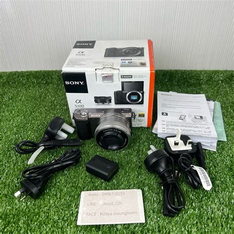 กล้อง Sony A5100 พร้อมเลนส์ 16 50mm ชัตเตอร์ 13xxx หมดประกัน สภาพดี
