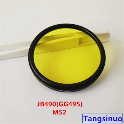 M52 490nm Ir Infrared Long Pass Filter Yellow Opti Grandado