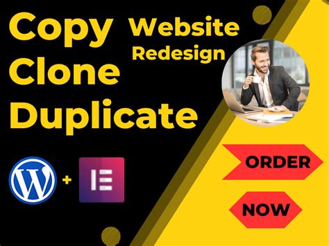 Design Redesign Copy Clone Duplicate Website Wordpress Using Elementor Pro Upwork