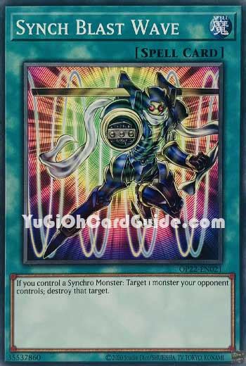 Yu Gi Oh Synchro Blast Wave