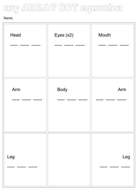 Array Build A Bot Teaching Resources Club